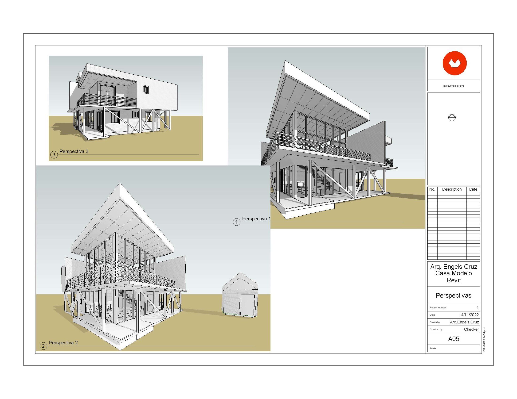 Mi proyecto del curso: Diseño y modelado arquitectónico 3D con Revit | Domestika